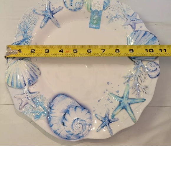 Kitchen | Sigrid Olsen Home 4pc Melamine Embossed Blue Dinner Plate ...